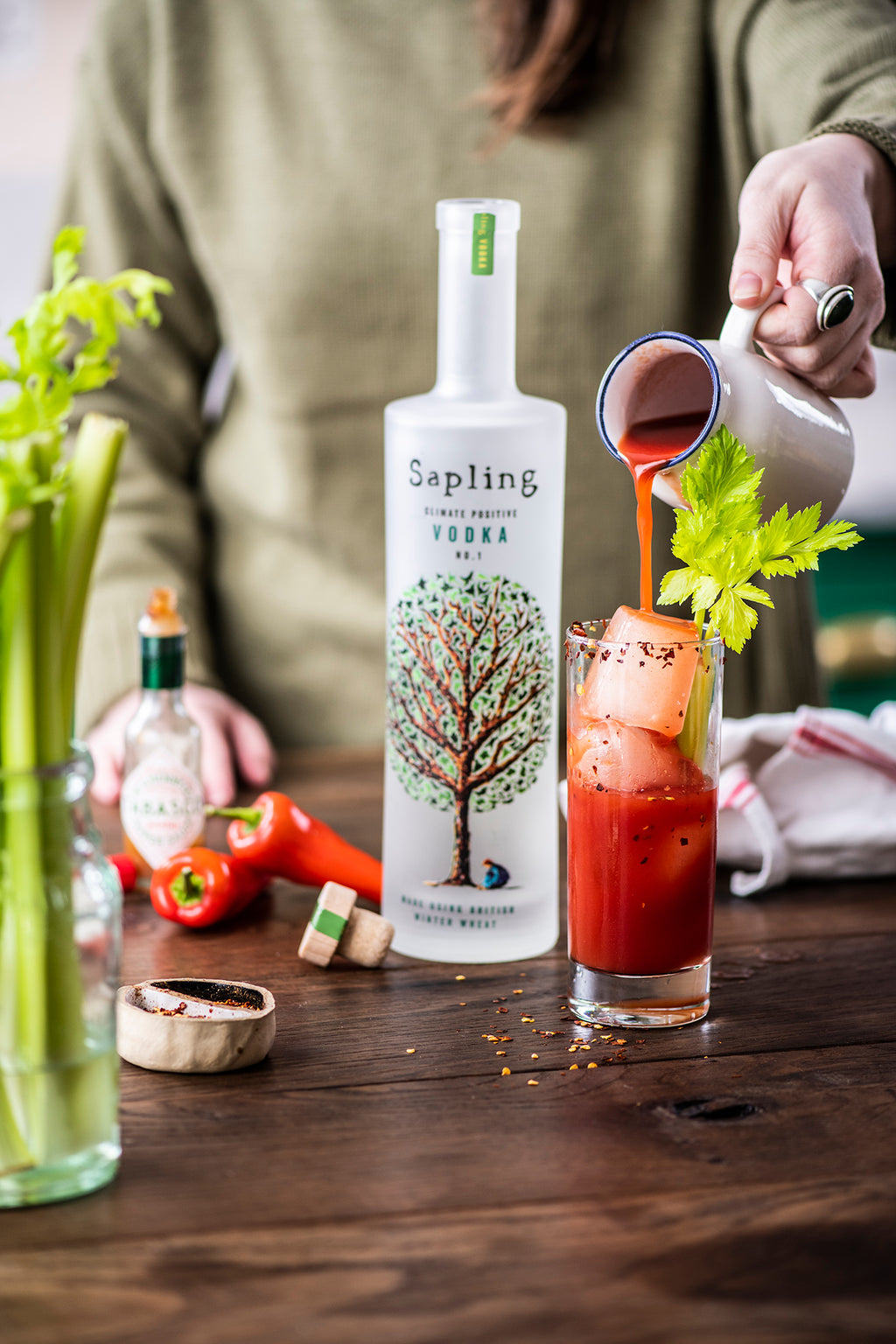 Sapling Vodka 70cl - British Vodka Planting Trees for Each Bottle Sold